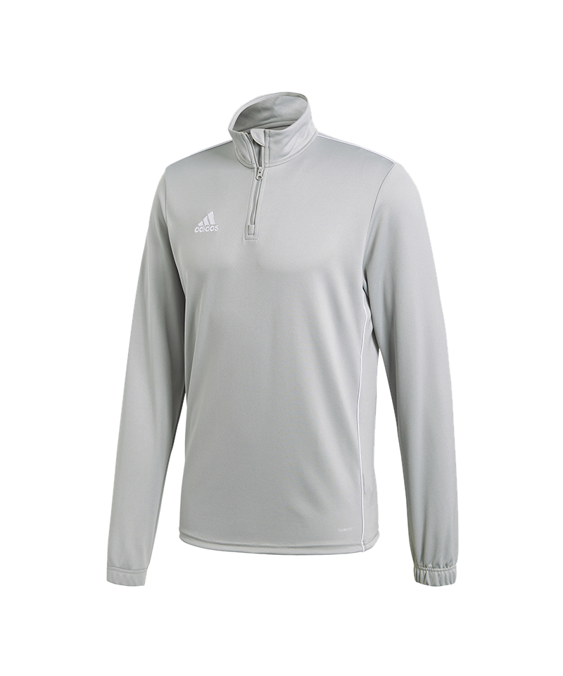 adidas Core 18 Training Top Gris Blanc | Sport d'équipe | Sweat-shirts