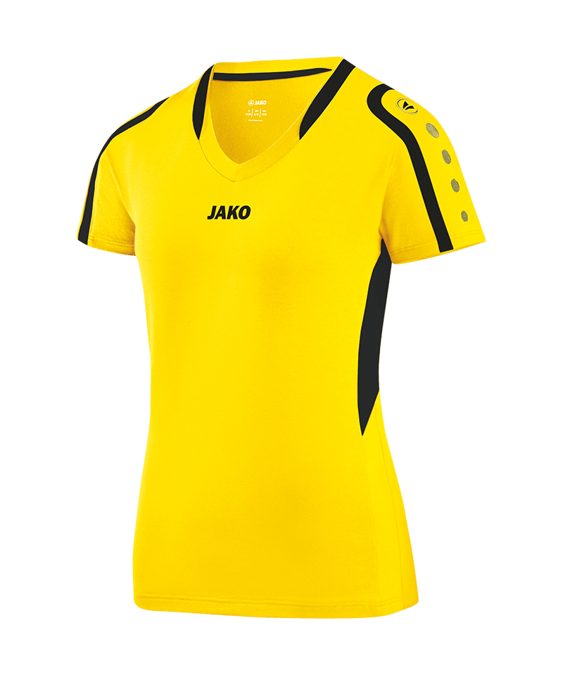Jako Block Trikot Damen Gelb Schwarz F03 | Indoor-Textilien