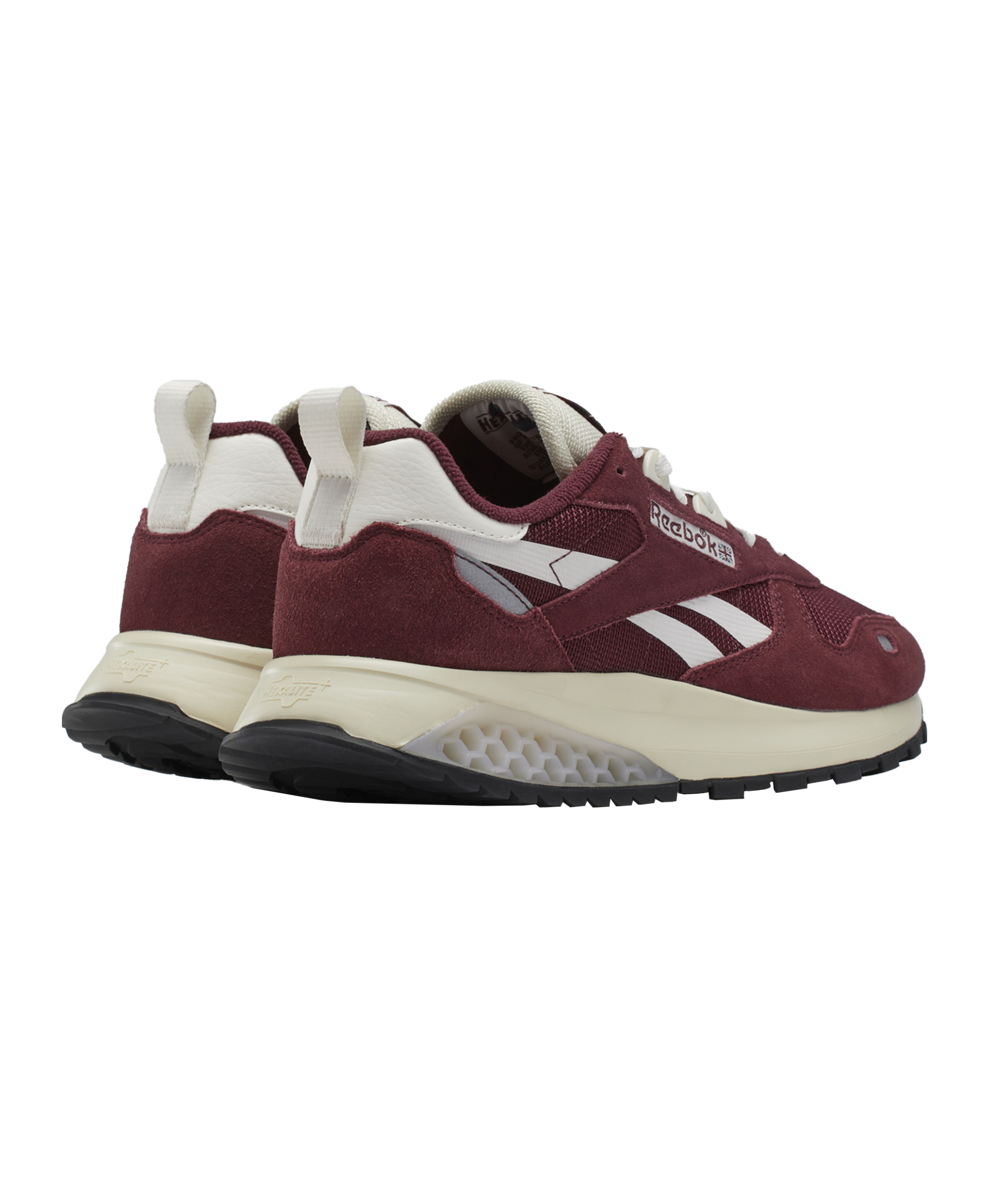 Reebok Classic CL Leather Hexalite (LOW) Rot Beige | Lifestyle | Schuhe