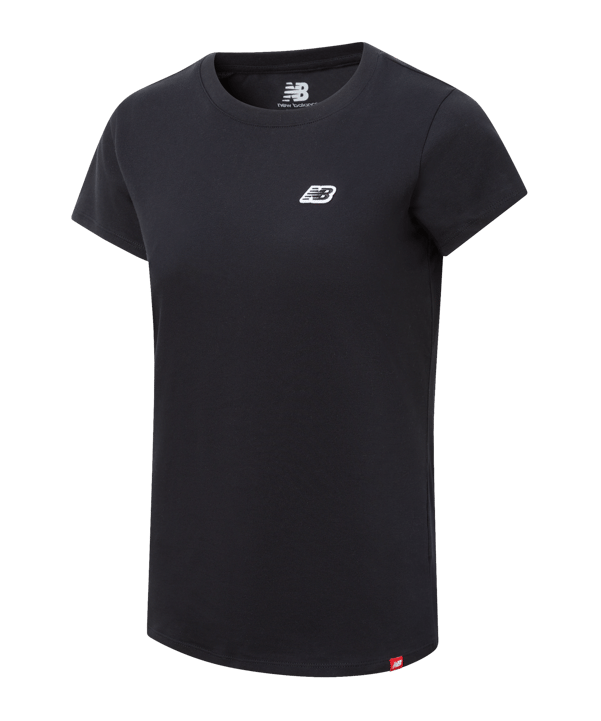 New Balance NB Logo T-Shirt Damen Schwarz FBK | Lifestyle ...