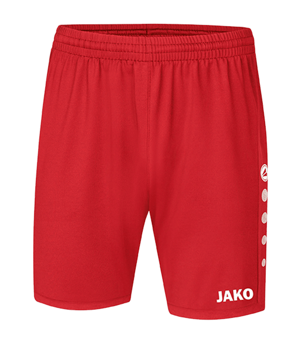 JAKO Short Premium Rouge F01 | Sport d'équipe | Shorts | Tenue de club