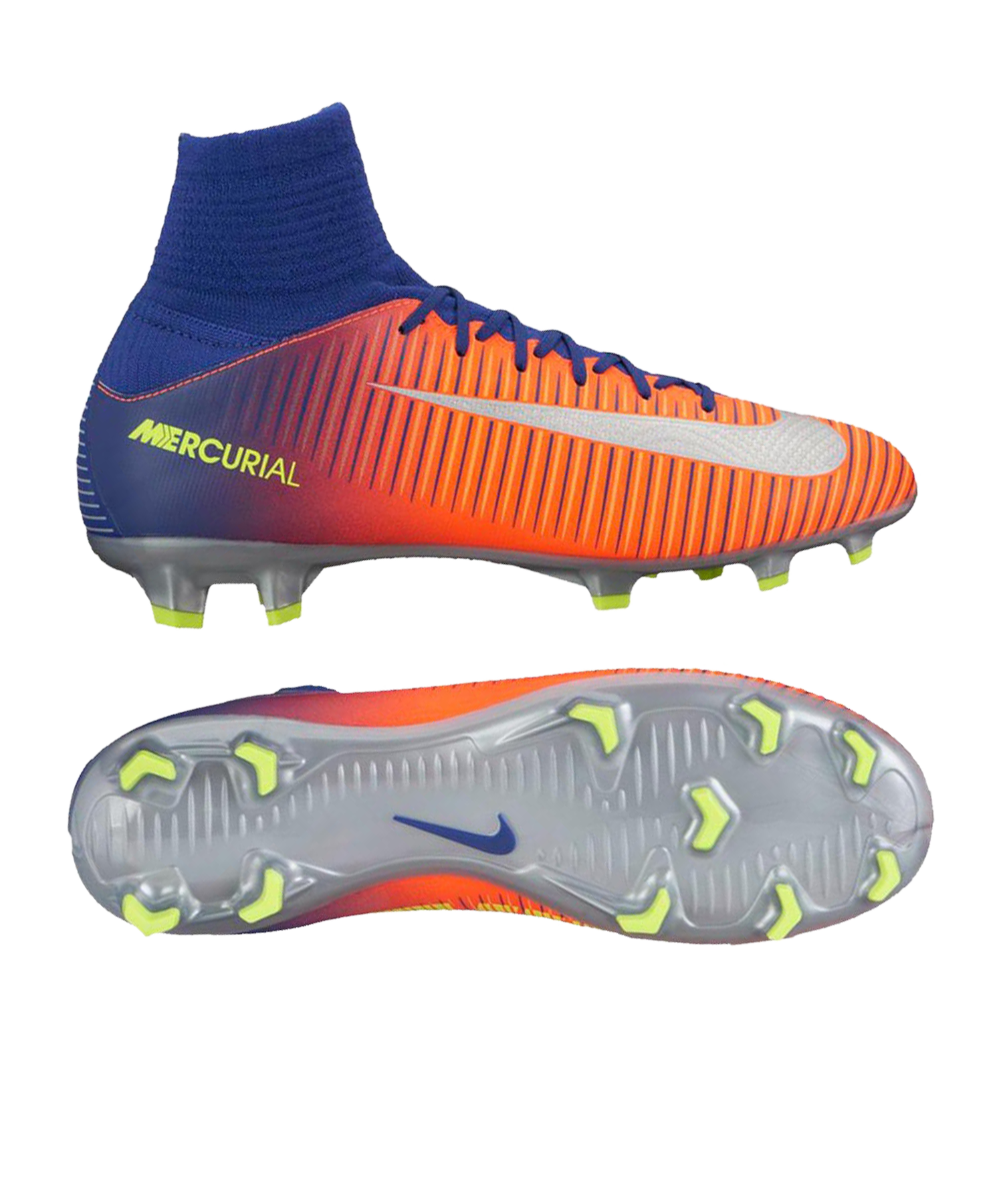 Nike Jr Mercurial Superfly V FG Kids Blau F409 | Fußballschuh | Nocken ...